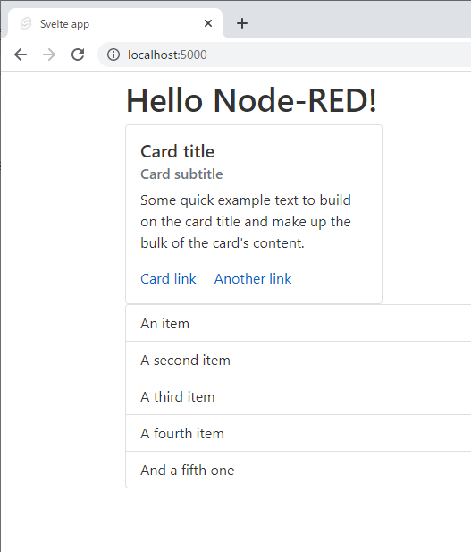 Node-RED と Svelte が連携したプロジェクトに Bootstrap を導入するメモ - 1ft-seabass.jp.MEMO